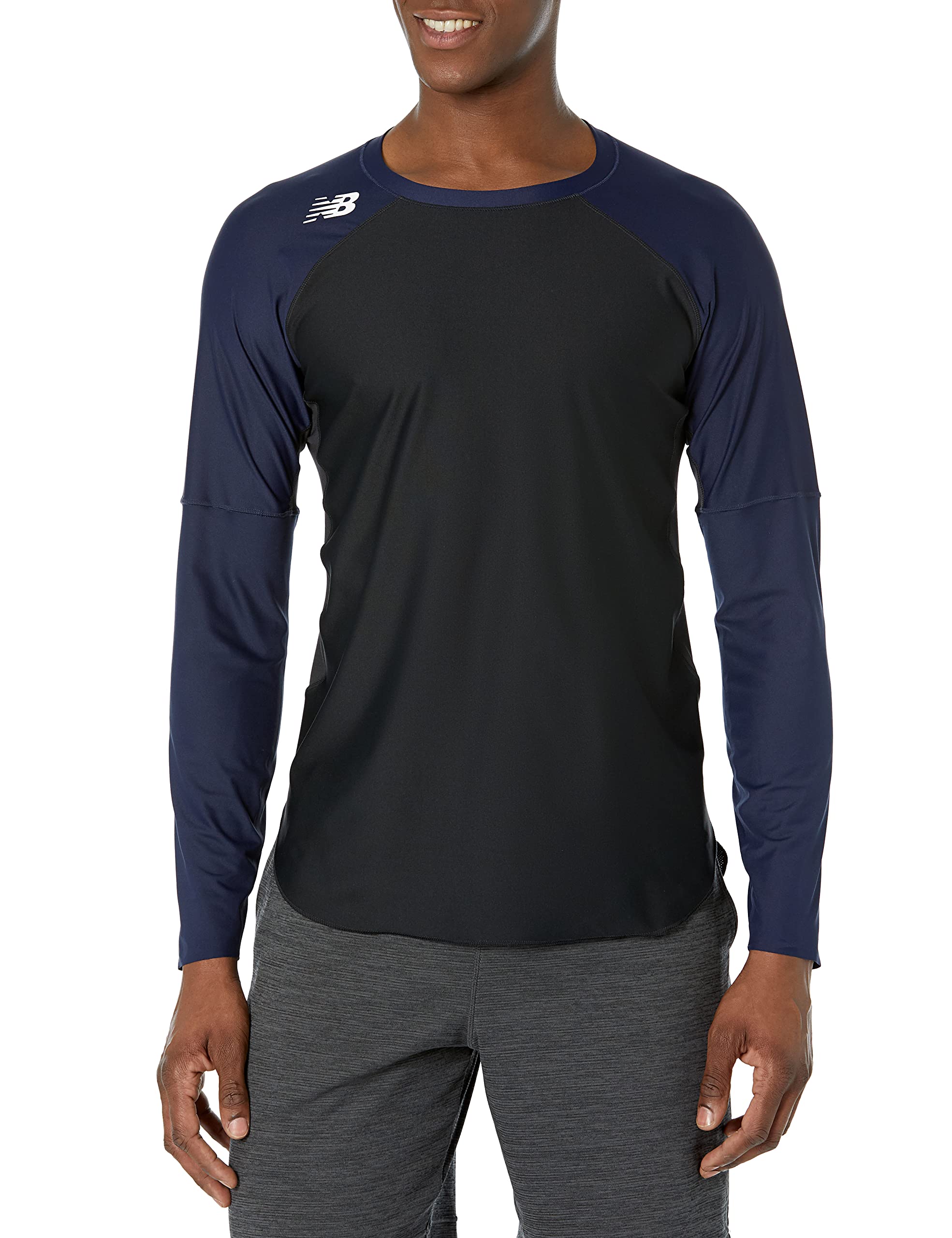 New Balance Men's 4040 Select Long Sleeve, Team Red Inline , X-Large