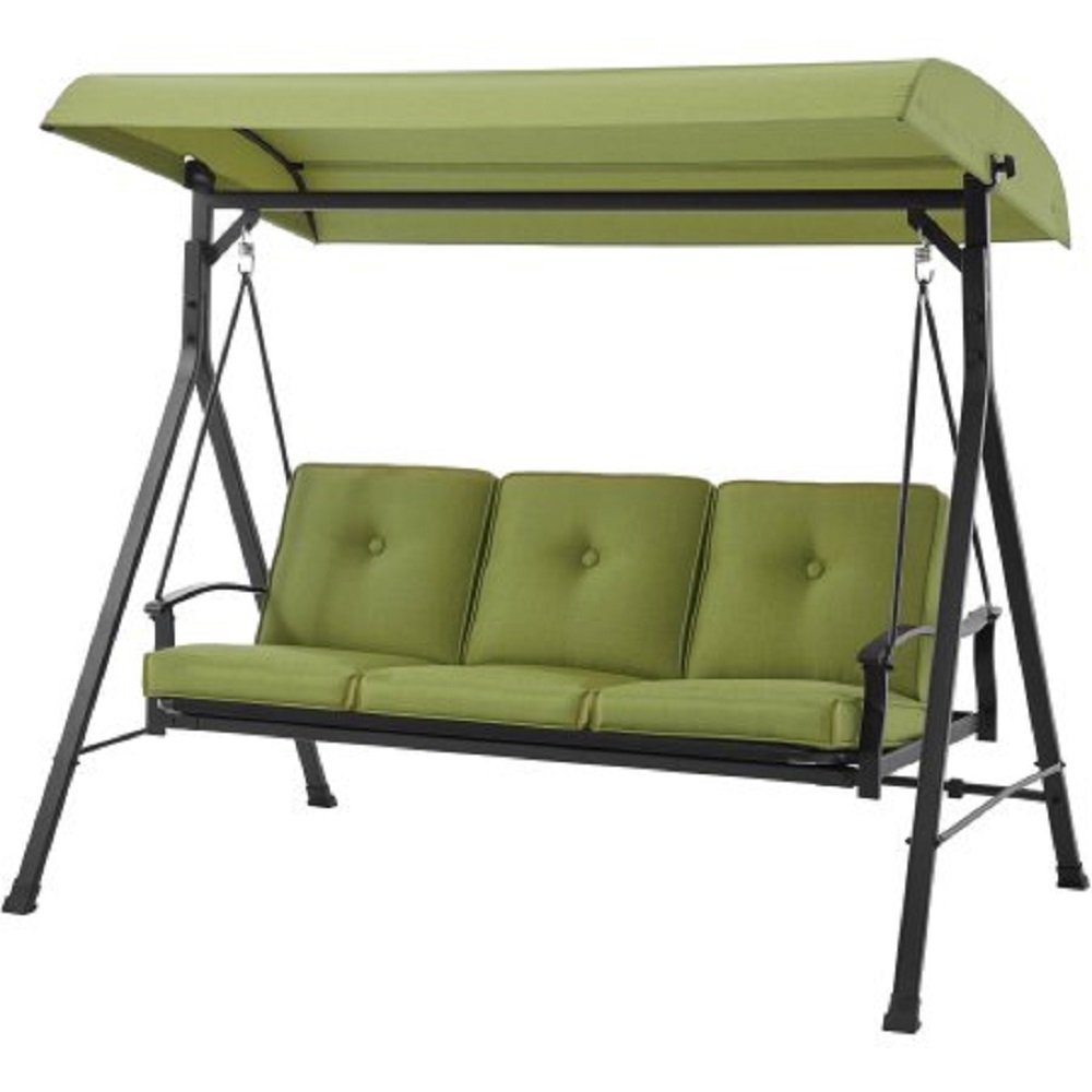 Mainstays Belden Park 3-Person Hammock Swing (Green) (1)