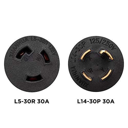Westinghouse Outdoor Power Equipment 30116A Generator Plug Adapter, L14-30P to L5-30R