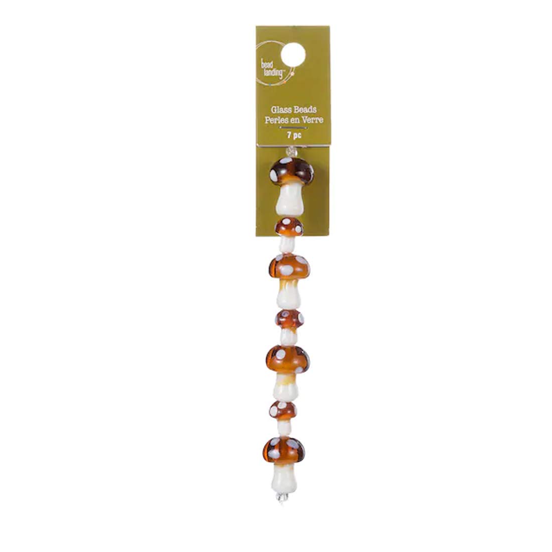 Mushroom Glass Beads by Bead Landing