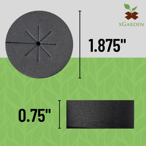 xGarden Neoprene Clone Collars - 30 Pack Cloning Collars, 2" Inch, Multi-Color - DIY Foam Cloner Inserts for Net Pots, Hydroponics, Aeroponics