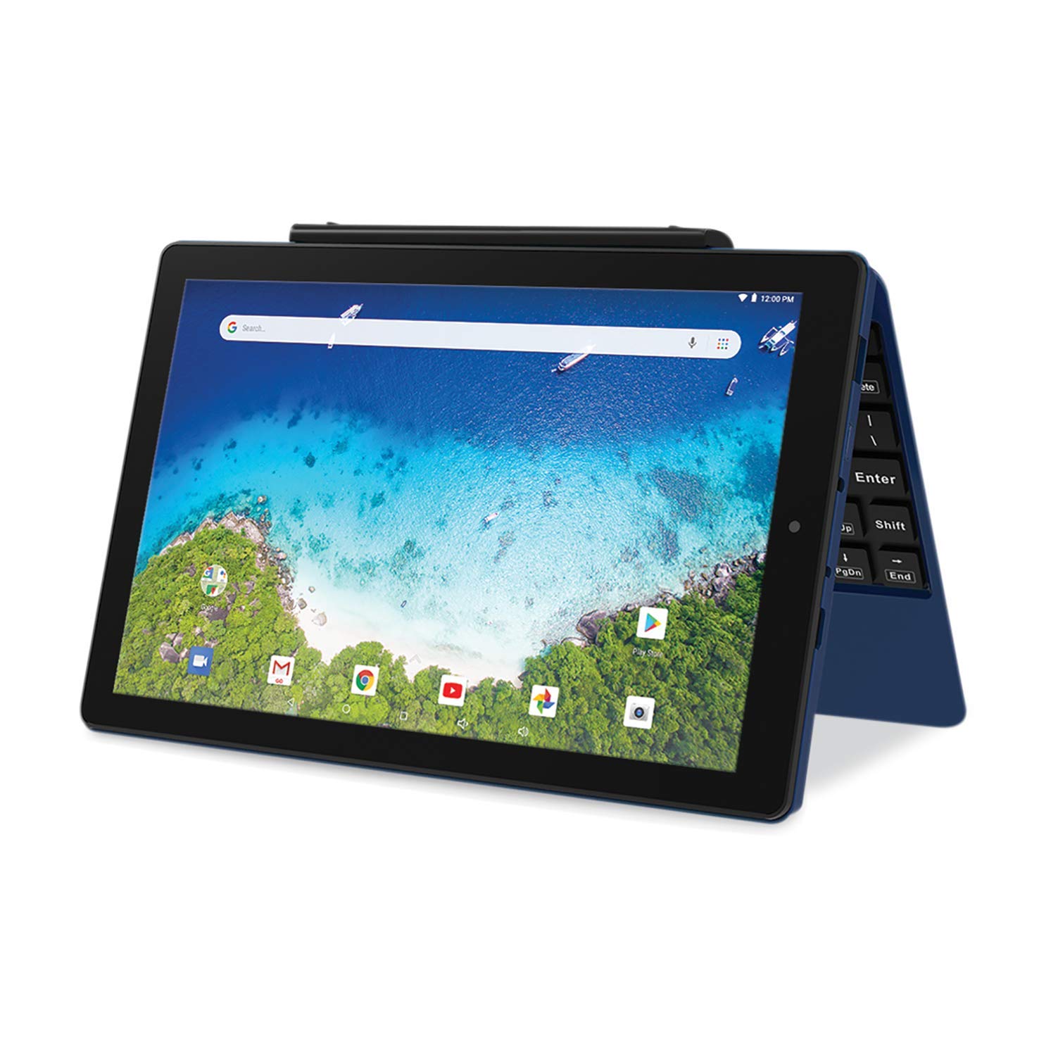 Newest Premium High Performance RCA Viking Pro 10.1" 2-in-1 Touchscreen Laptop Computer Tablet Quad-Core 1G Memory 32GB Hard Drive Detachable-Keyboard Android 8.1