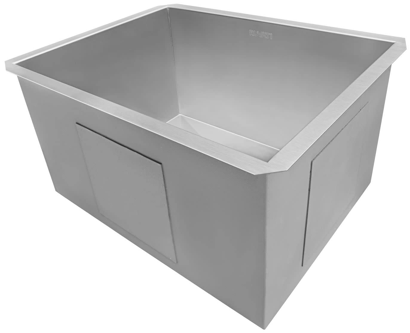 Ruvati 23" x 18" x 12" Deep Laundry Utility Sink Undermount 16 Gauge Stainless Steel - RVU6100