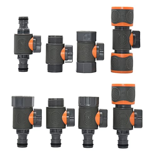 nezih 1 Inch Garden Hose Quick Connector Stopwater Connector Garden Tap Water Coupler Watering Pipe Fitting 1Pcs (Color : F)