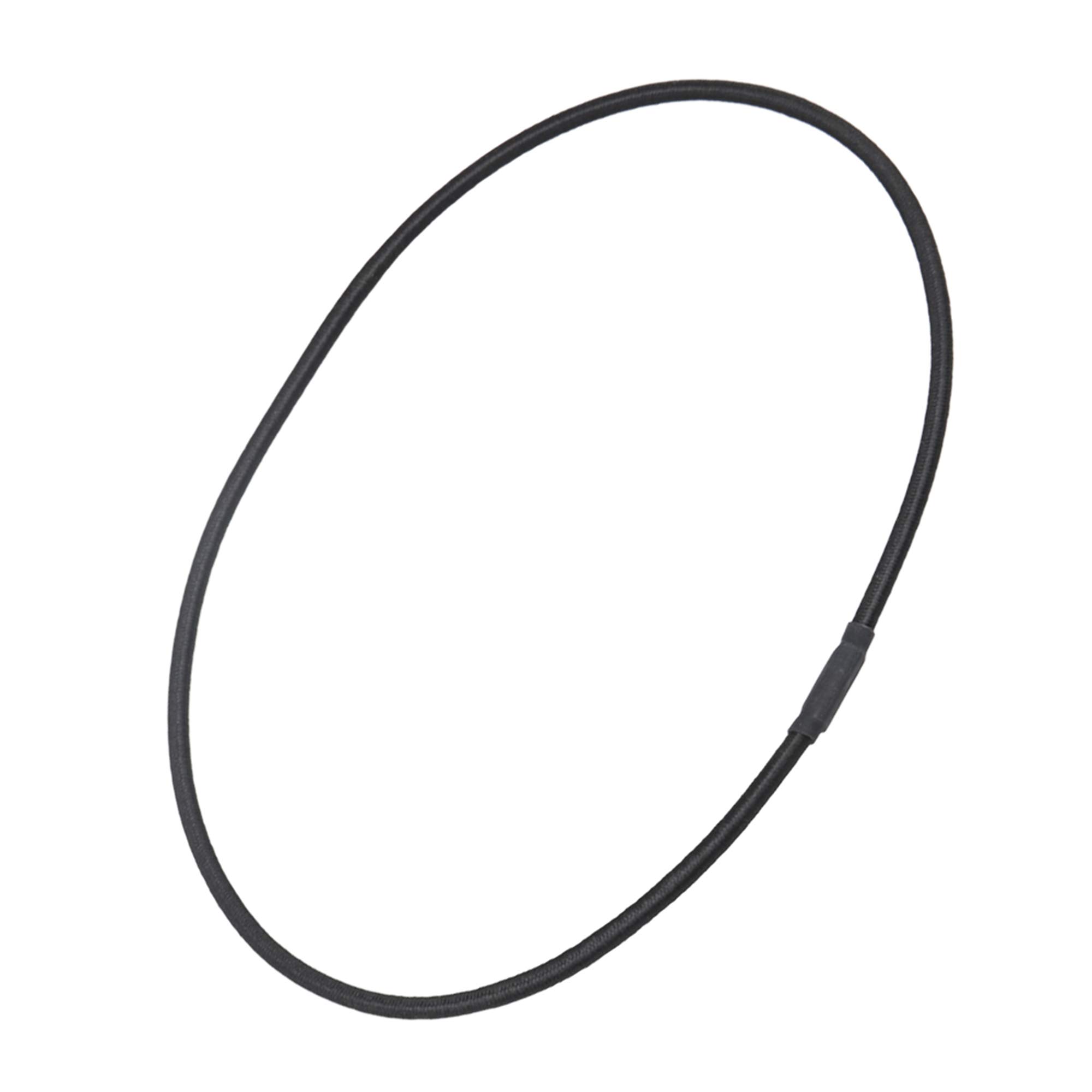 Mxfans Elastic Bands Black for Microphone Shock Mount 52CM Perimeter Pack of 5