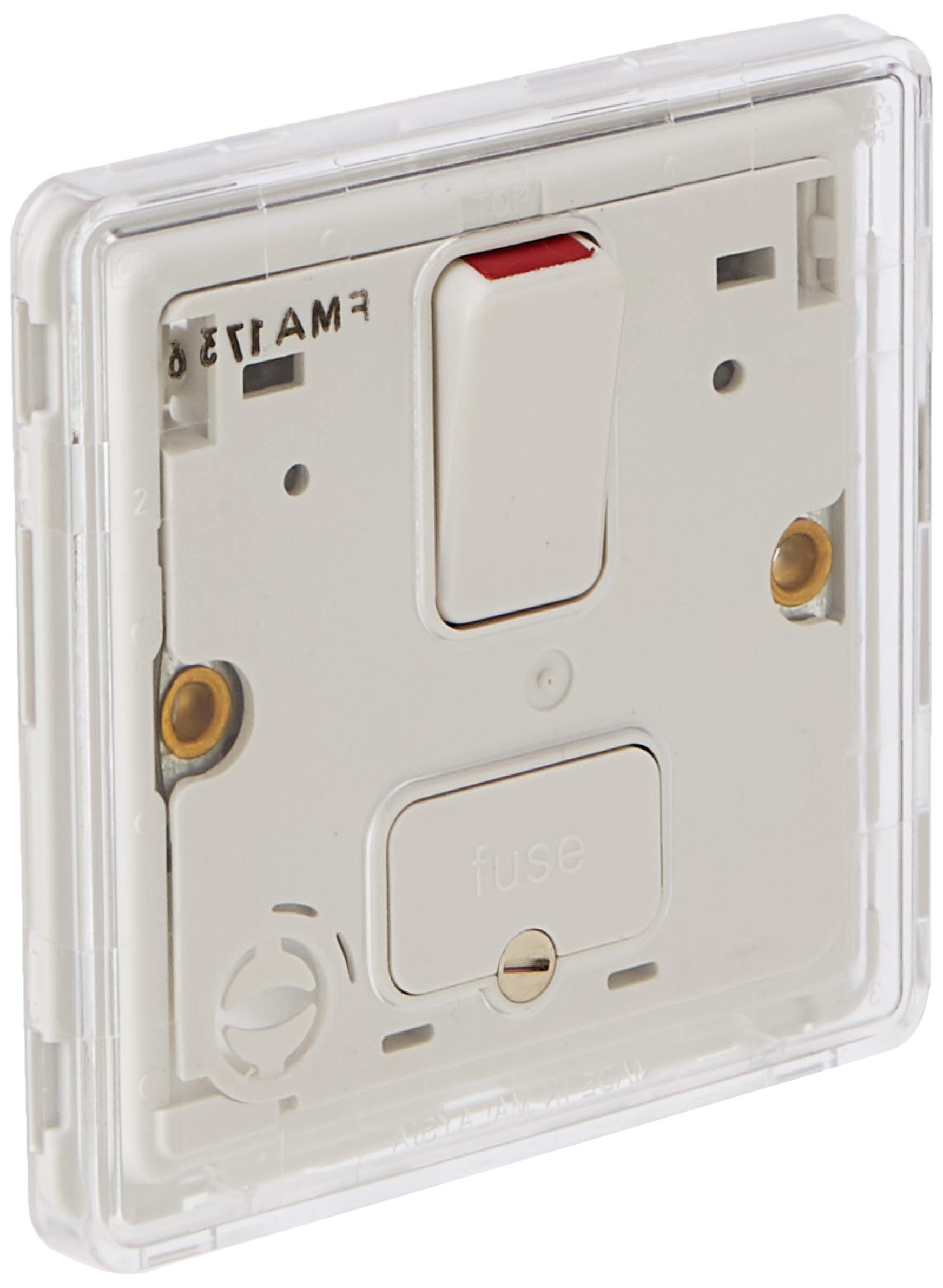 MK Dimensions 1 Gang 13A Double Pole Switched Connection Unit
