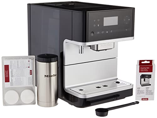 Miele CM6350 Countertop Coffee Machine, Medium, 8 Cups, Obsidian Black