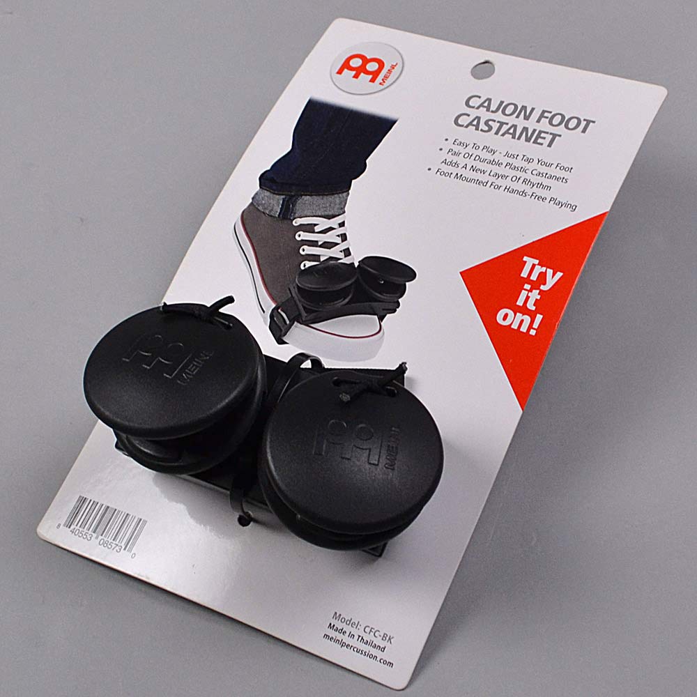 Meinl Percussion CFC-BK Cajon Foot Castanet