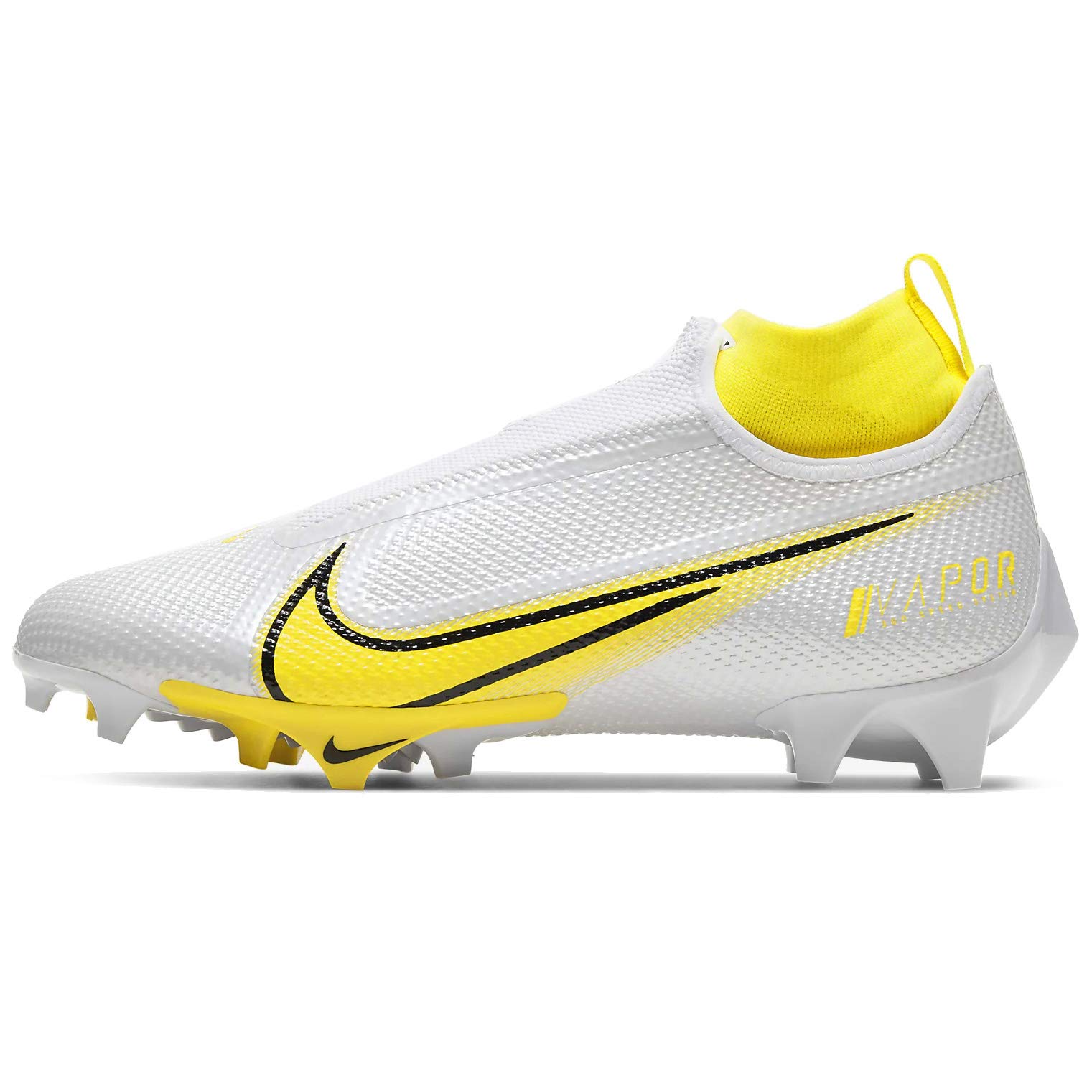 Nike Men's Vapor Edge Pro 360 Football Boots, White Optic Yellow, 10