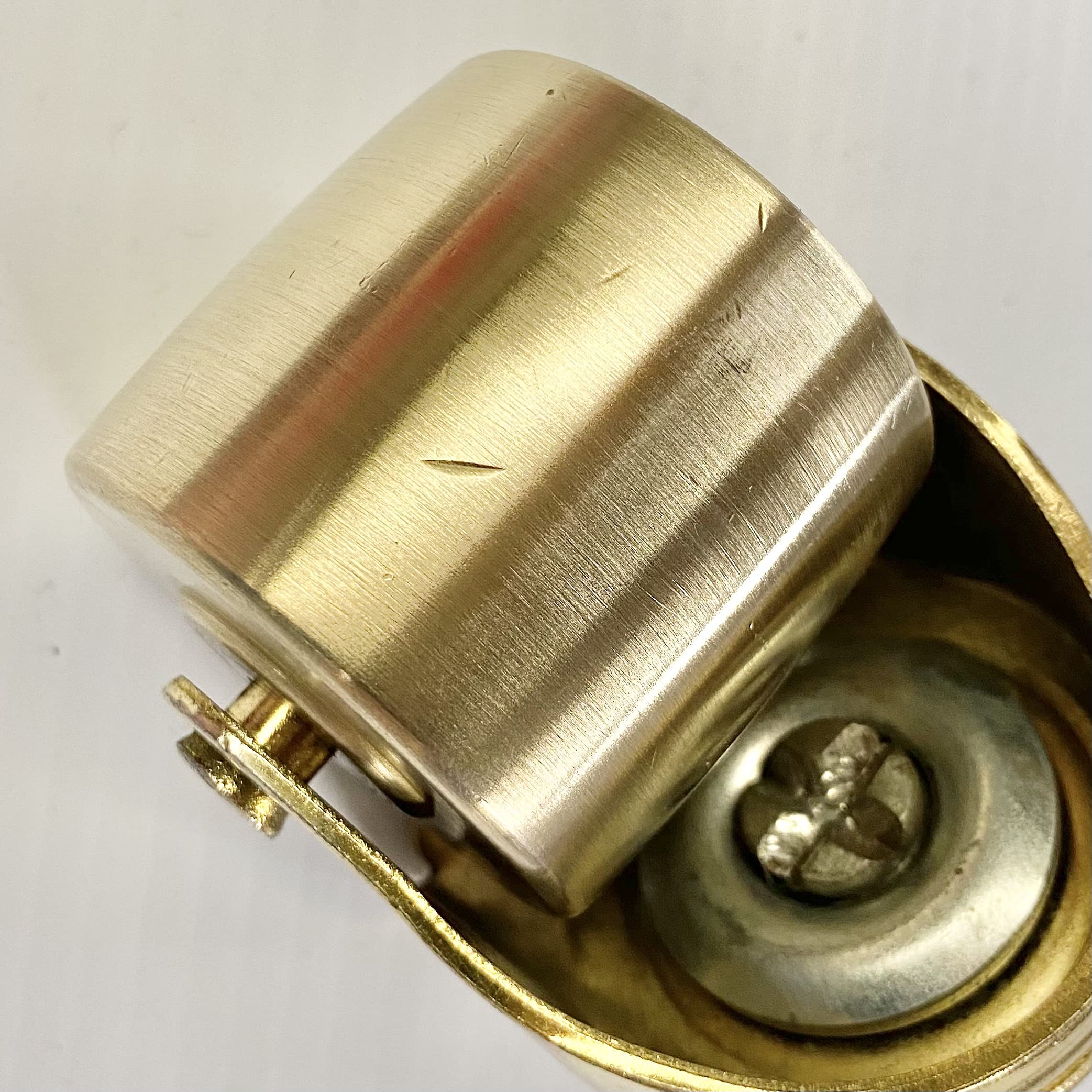Ragland Piano New/Blemished Set of 3 Brass Grand Piano Casters with Hardware