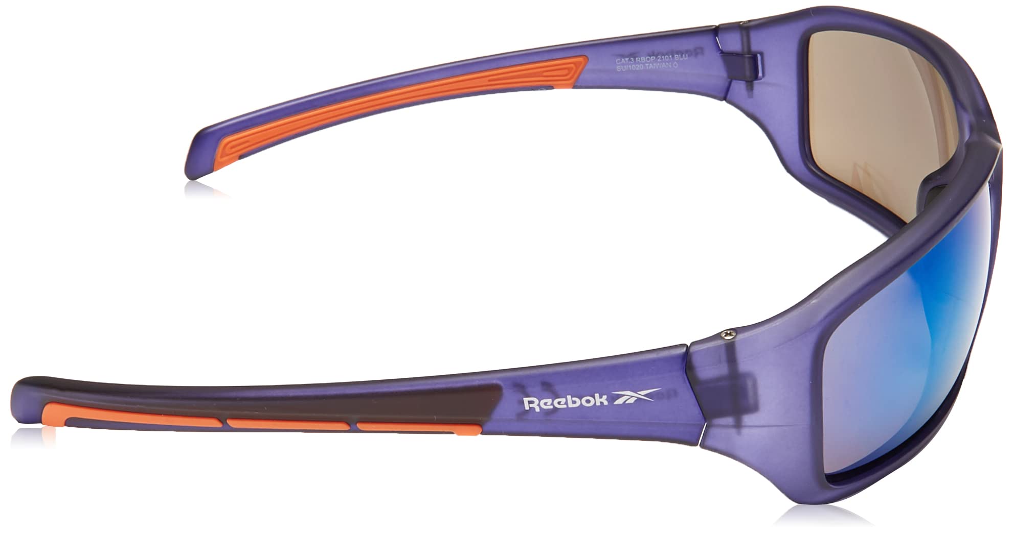 Reebok Men's Tripp Sunglasses Wrap, Blue, 55mm