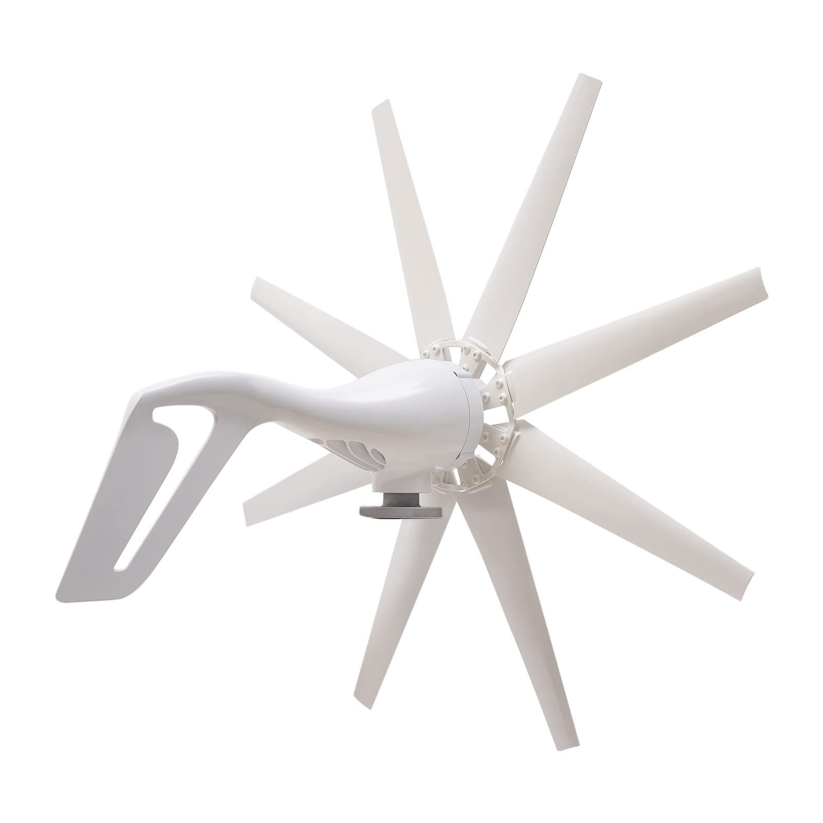 MANULOOT Wind Turbine Generator 600W 8-Blade Wind Power Generator, 12V Wind Turbine Generator Kit for Marine, RV, Home Windmill Generator Kit, Wind Power Generator| US Stock