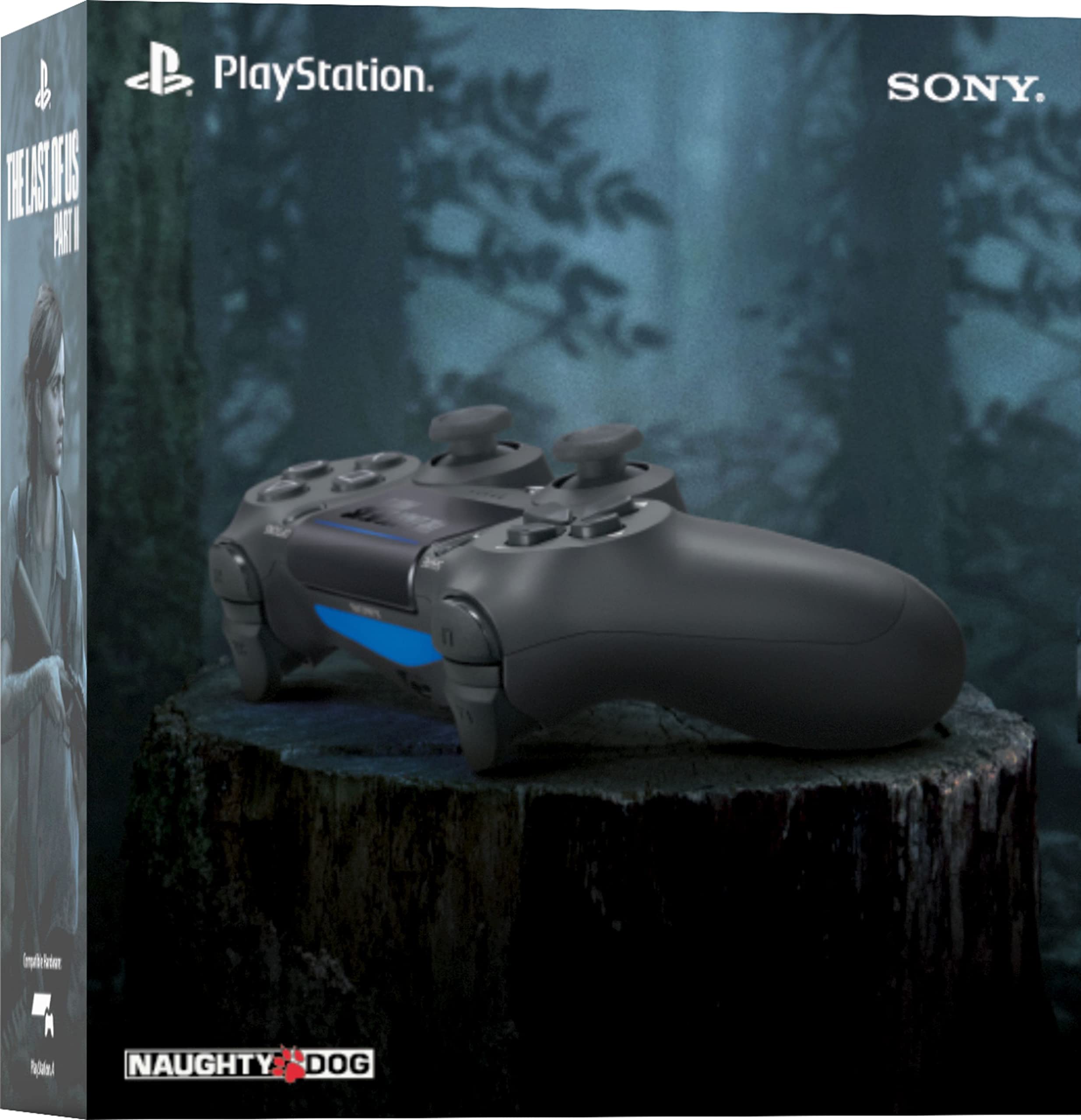 PlayStation The Last of US Part II DualShock4 Wireless Controller Limited Edition for PS4 4 Controller, Gray, MAIN-48409
