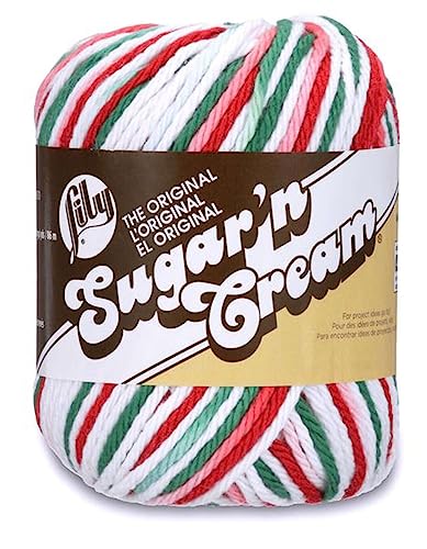 Lily Sugar 'n Cream Yarn - 100% Cotton - Assortment (Holiday 3)