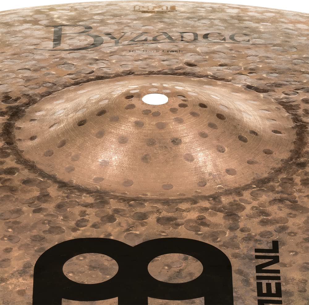 Meinl Cymbals Byzance 18" Dark Crash β Made in Turkey β Hand Hammered B20 Bronze, 2-Year Warranty, Single (B18DAC)