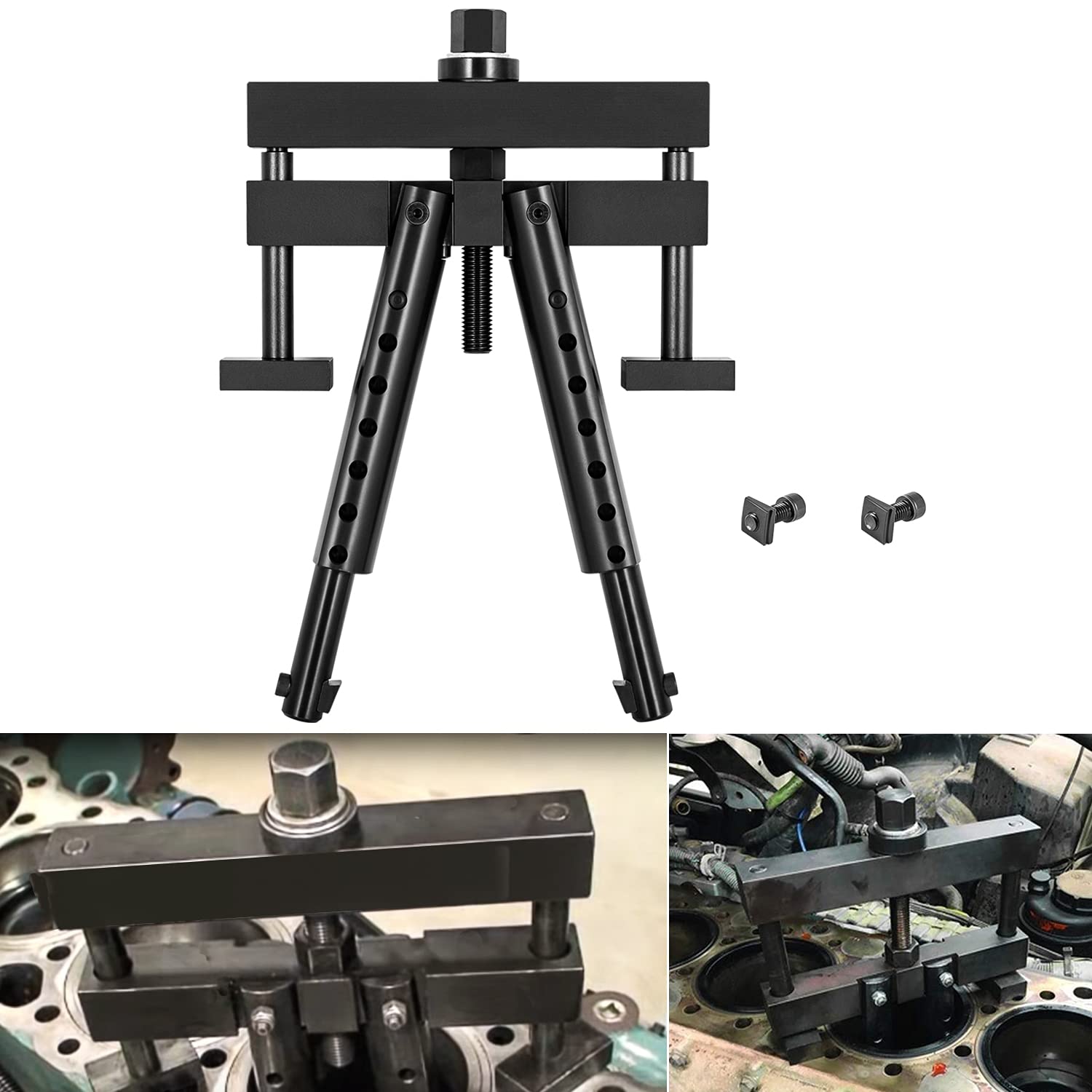 PT-6400-C Cylinder Liner Puller Works on Wet Liner from 3-7/8” to 6-1/4” bore Fits For Cummins Caterpillar CAT Mack etc, Replace to PT-6400-C, M50010-B, 3376015