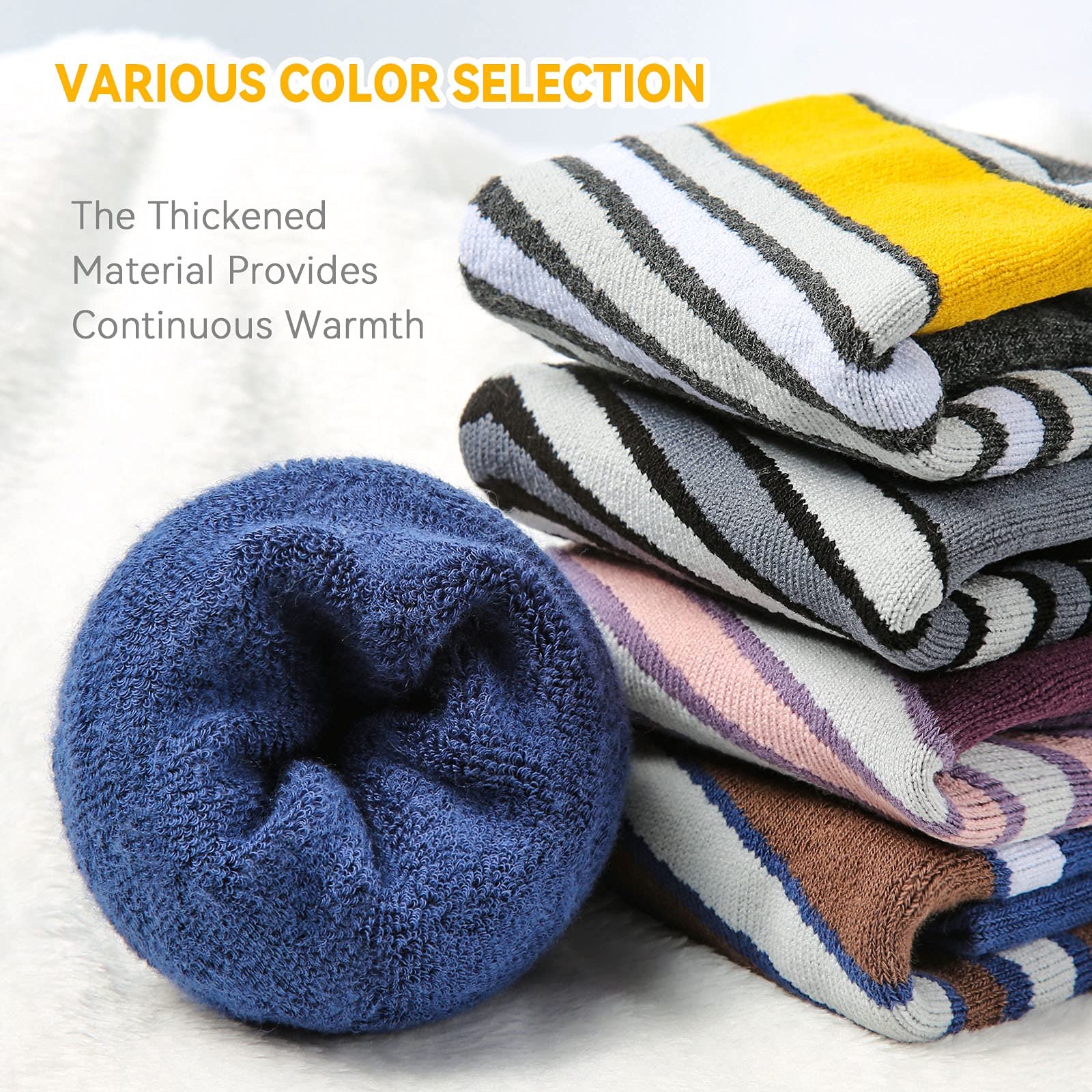 Ski Socks Womens Mens 2 Pairs OTC Snow Socks for Snowboarding Skiing Skating Winter Performance Socks(Gray+Gray,Medium)