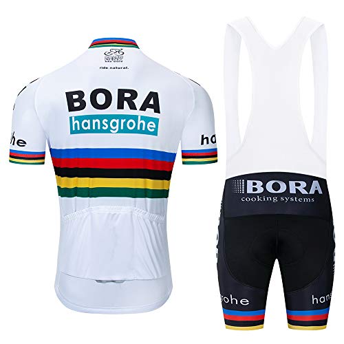 Mens Cycling Jersey and Bib Shorts Set Breathable Pro Team Cycling Clothing