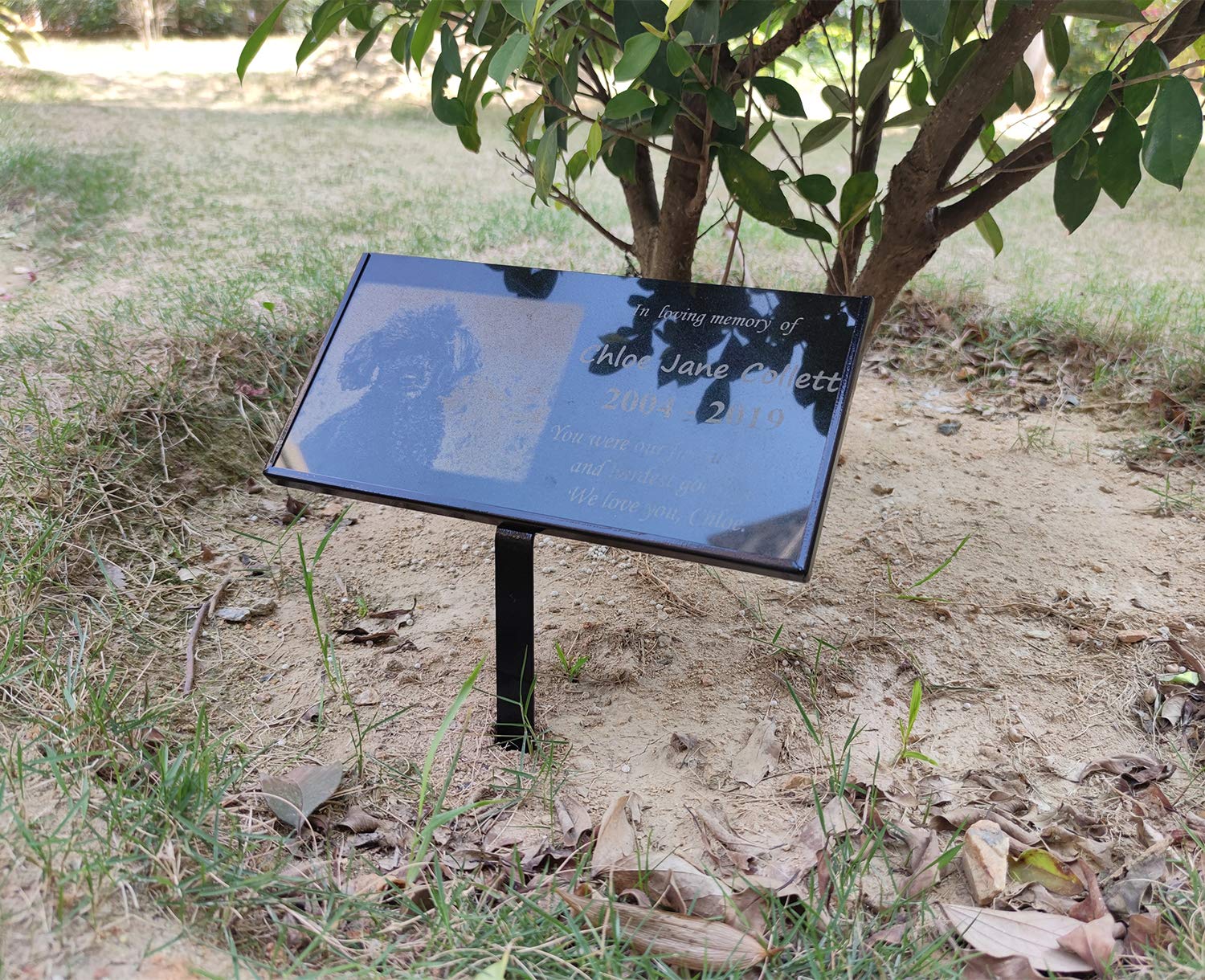 WAQL Grave Marker Stand for 6"x 12" Stones, Memorial Stones for Loved One