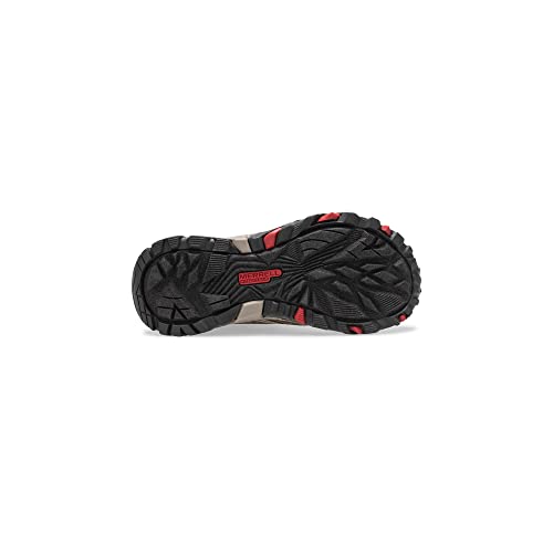 Merrell Moab FST Mid Waterproof Hiking Boot, Boulder, 13 Wide US Unisex Big_Kid