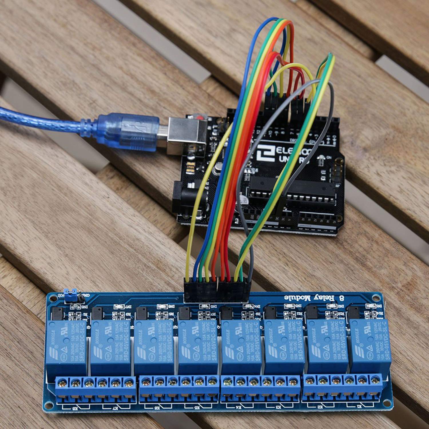 Lystin 8 Channel DC 5V DC 230V Relay Module Control Board with Optocoupler for UNO R3 MEGA 2560 1280 DSP ARM PIC AVR TTL Logic STM32 Raspberry Pi