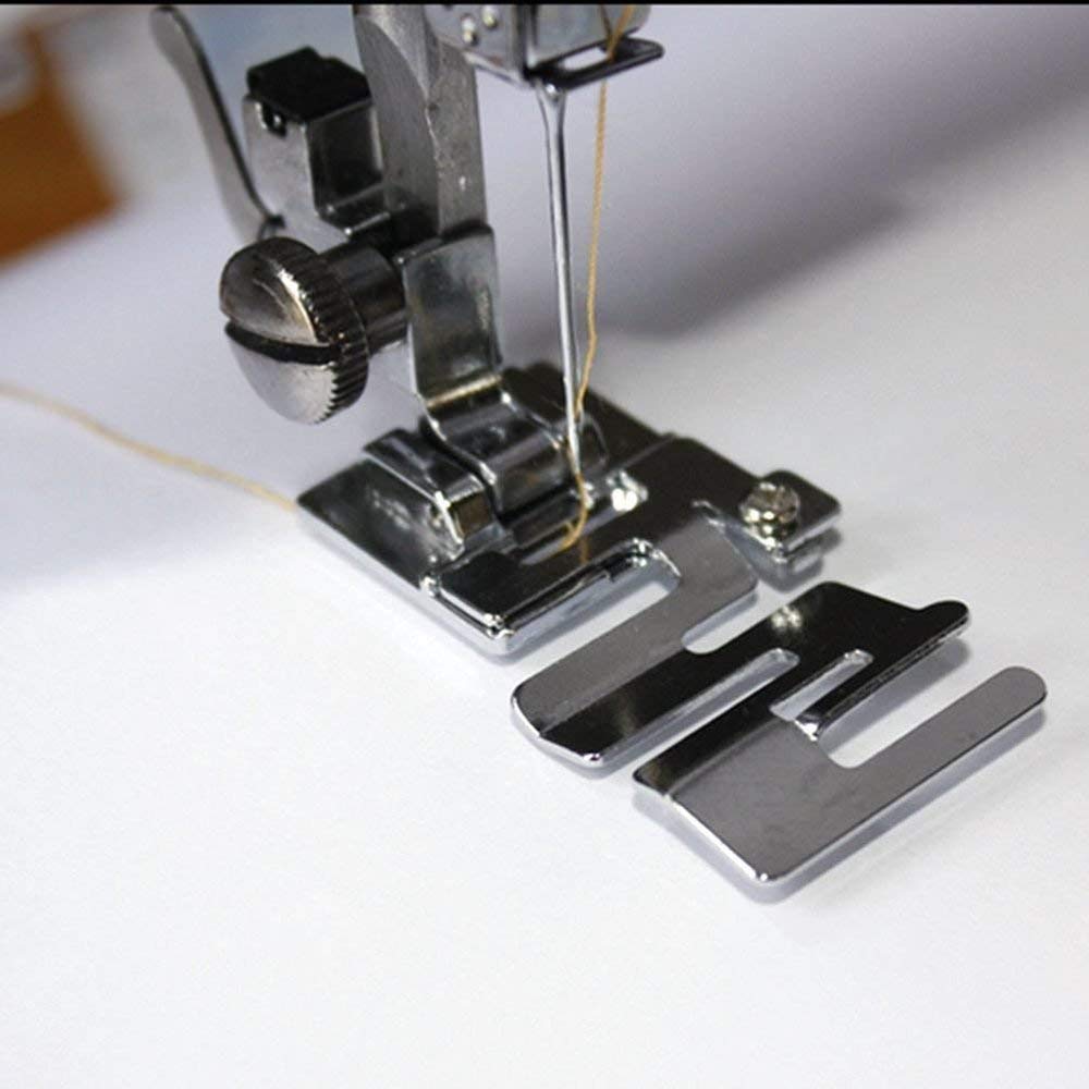 LNKA Elastic Presser Foot #9907-6 Fabric Snap On Cord Band Stretch Foot for Brother Singer Janome Juki Sewing Machine