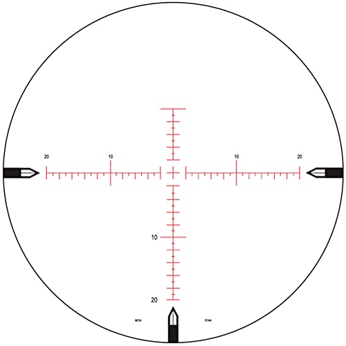 NIGHTFORCE NXS 5.5-22x50mm F2 30mm Tube Durable Precise Accurate Black Gun Scope - ZeroStop Parallax Adjustable Second Focal Plane Shooting Scope, Moar - 20 MOA Reticle (C433)