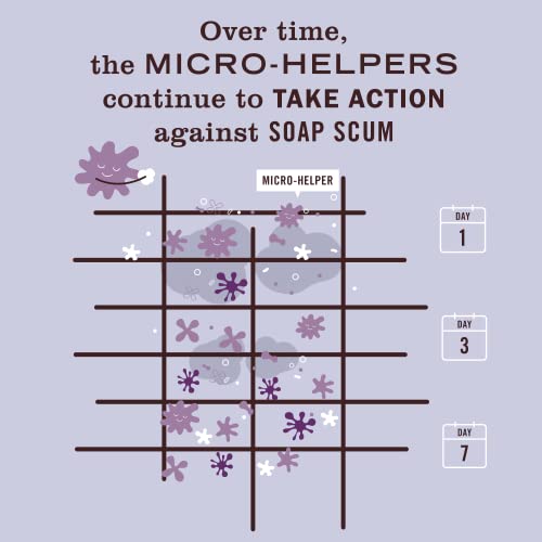 MRS. MEYER'S CLEAN DAY's Probiotic Daily Shower Spray Cleaner, Made With Essential Oils And Other Thoughtfully Chosen Ingredients, Lavender, 16 oz.