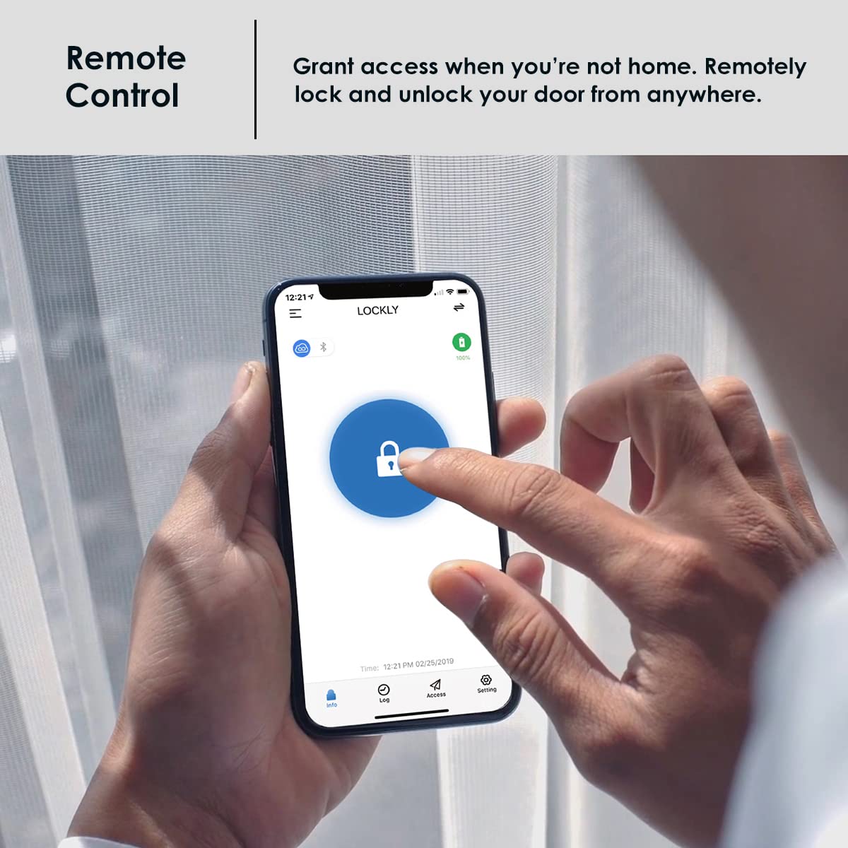 Lockly Secure Pro, Wi-Fi Smart Lock, Keyless Entry Door Lock, PIN GenieĀ® Keypad, 3D Biometric Fingerprint Sensor & Secure Link Wi-Fi Hub, Smart Hub
