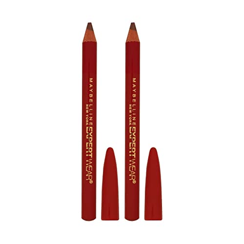 Maybelline Expert Wear Twin Brow & Eye Pencils, Light Brown [104] 2 ea (Pack of 3)