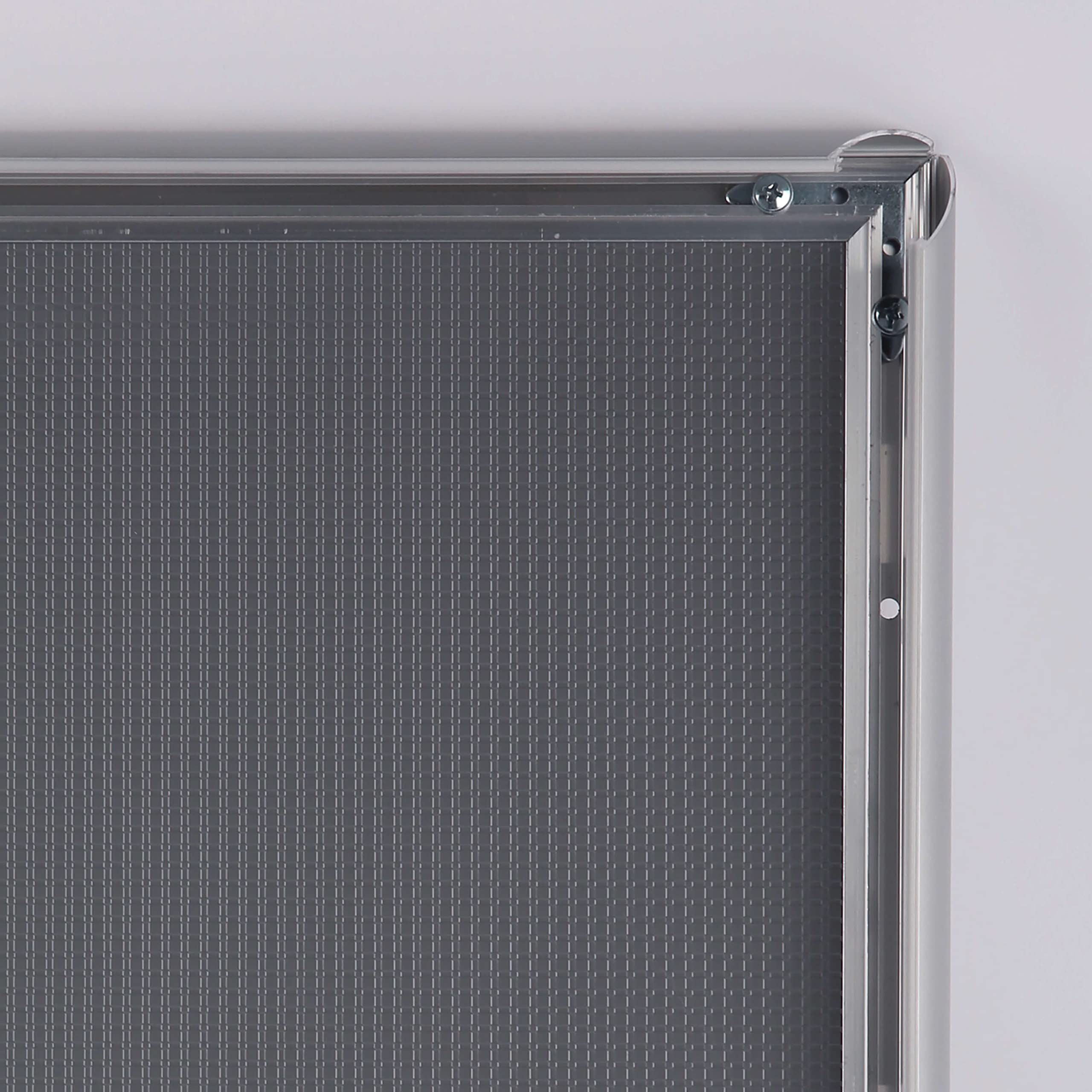 Snap Frame 11x17 Inch, 1 Inch, Silver, Mitered Corner, Front Loading