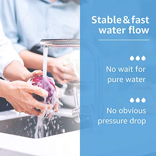 Waterdrop DW80/90 Under Sink Water Filter, Replacement for Aqua-Pure AP-DW80/90, AP-DWS1000, Kohler K-201-NA, Kohler K-202-NA (Pack of 2), Model No.WD-W60-80/90