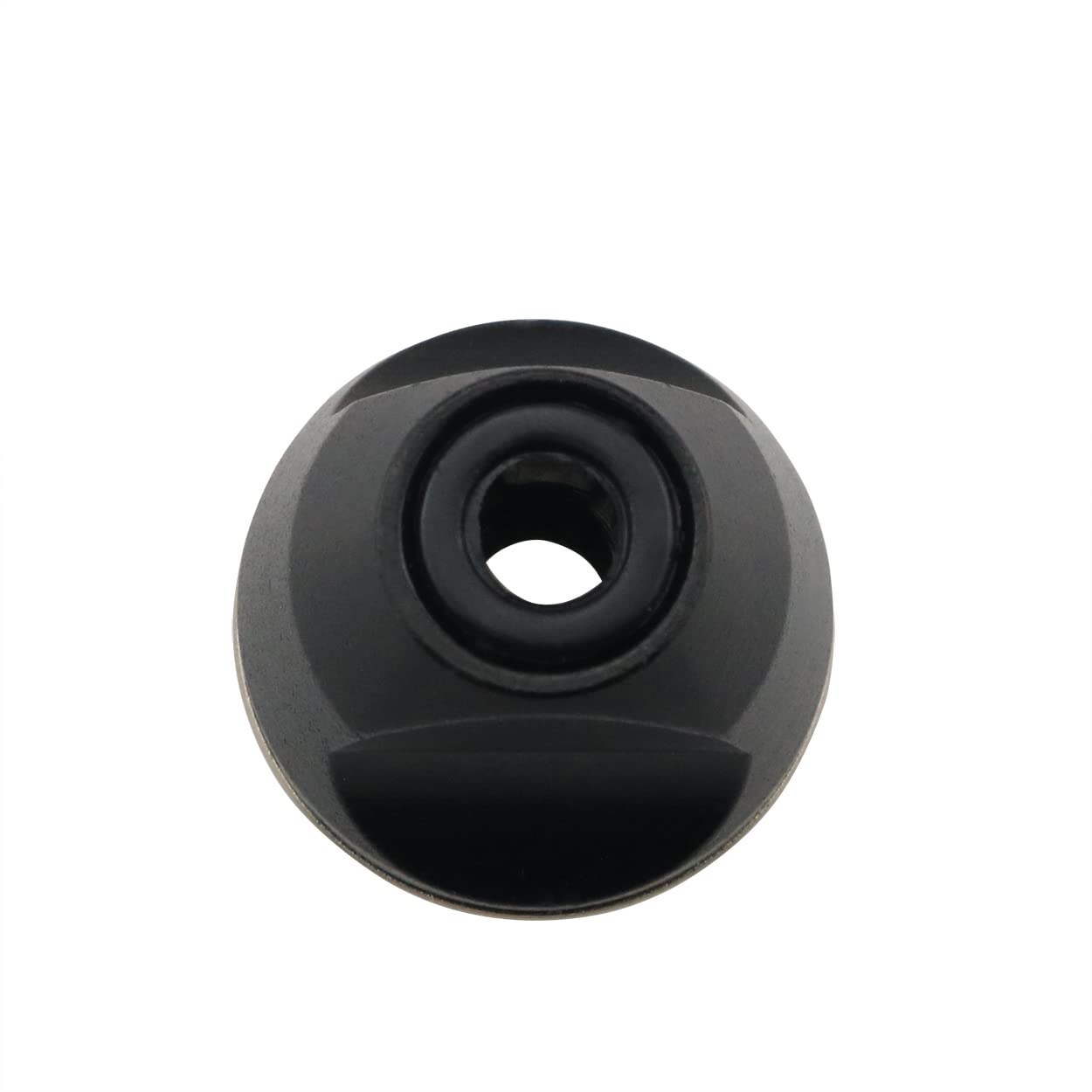 Ruiwaer 2PCS Quick Release Rod Nut M5 Screw Non-Slip Nut Mountain Bike Quick Release Shaft All Aluminum Alloy Nut Bicycle Quick Release Lever Nut Fixed Gear Road Bike Modified Parts, Black