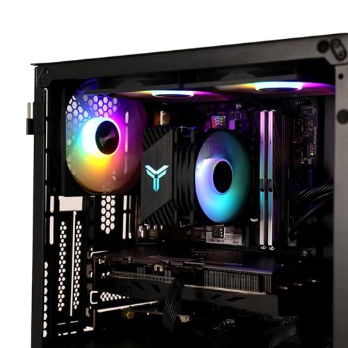 MXZ Gaming PC Computer I5 13400F, RTX3060, 8GB*2 DDR4, NVME M2 500G, 6RGB Fans,Windows 11 Pro Ready to use, Gamer Desktop Computer(I5 13400F| RTX3060)