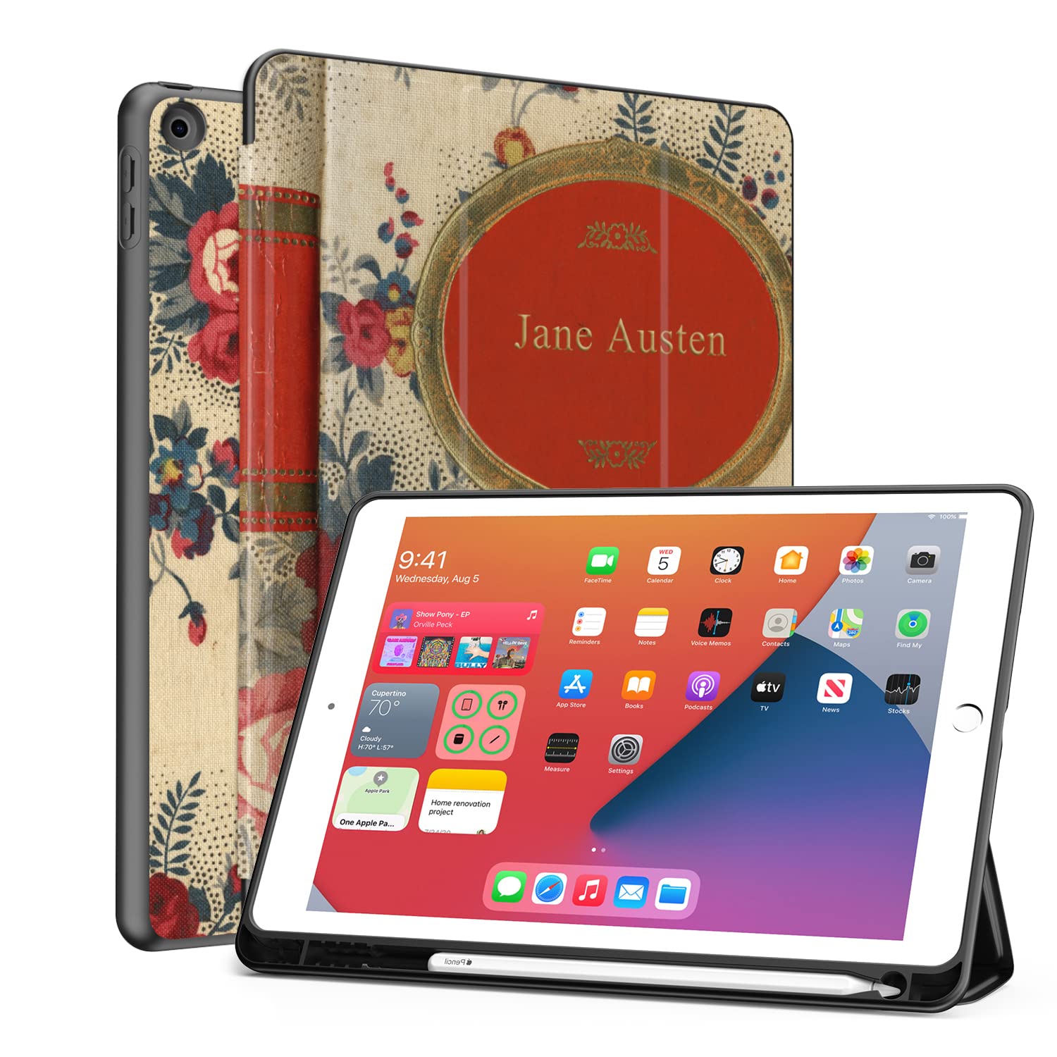 MERRO Case for iPad 9th Generation/iPad 8th Generation/iPad 7th Generation with Pencil Holder,Slim Shockproof Protective Tablet Cover with Stand for iPad 10.2 Inch 2021/2020/2019,Turquoise
