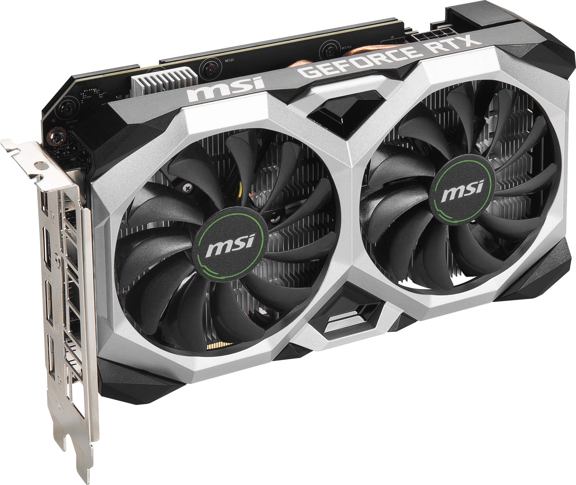 MSI Gaming GeForce RTX 2060 Super 8GB GDRR6 256-Bit HDMI/DP G-Sync Turing Architecture Overclocked Graphics Card (RTX 2060 Super VENTUS GP OC)