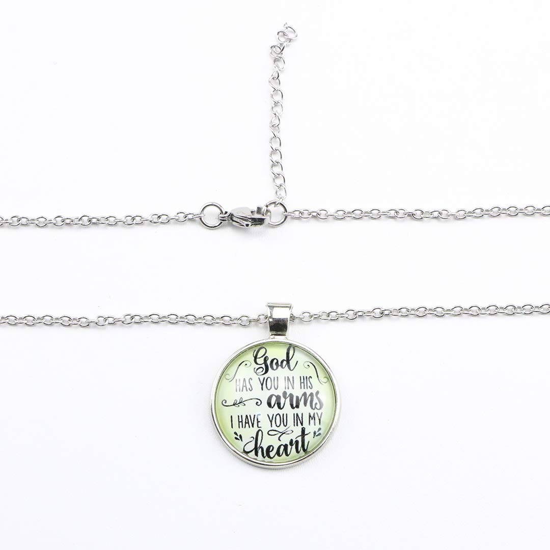 Memgift Inspirational Christian Gift for Women Bible Verse Necklace Scripture Personalized I Can Do All Things Through Christ Who Strengthens Me