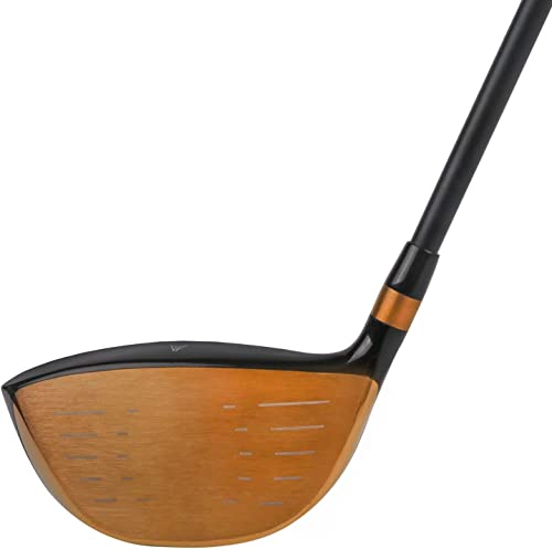 MAZEL Titanium Golf Drivers for Men,Right Handed,460CC (Right, Graphite(Golden Head), Middle (SR), 10.5)