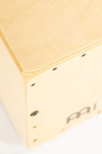 Meinl Mini Cajon Box Drum with Internal Snares - MADE IN EUROPE - Baltic Birch Wood, Miniature Size, 2-YEAR WARRANTY (MC1B)