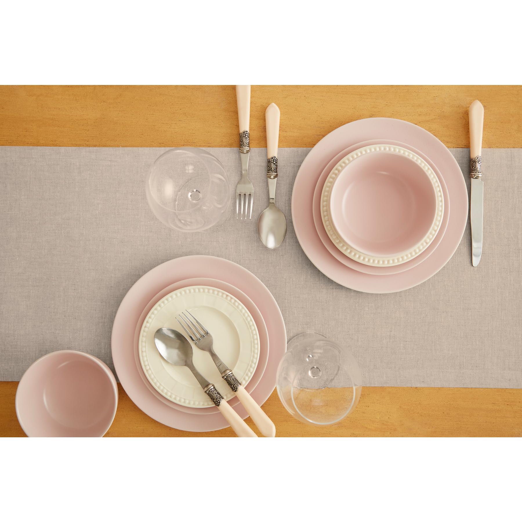 Solino Home Light Natural Linen Table Runner 72 inches Long – 100% Pure Linen 14 x 72 Inch Medium Weight Table Runner – Dresser Scarf Farmhouse Dining Table Runner for Spring, Summer – Diana