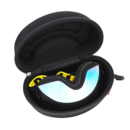 Pbzydu Ski Goggles Box, Goggles Hard Box Zip Case Protector Pouchfor Outdoor Snow Ski Snowboard Goggles