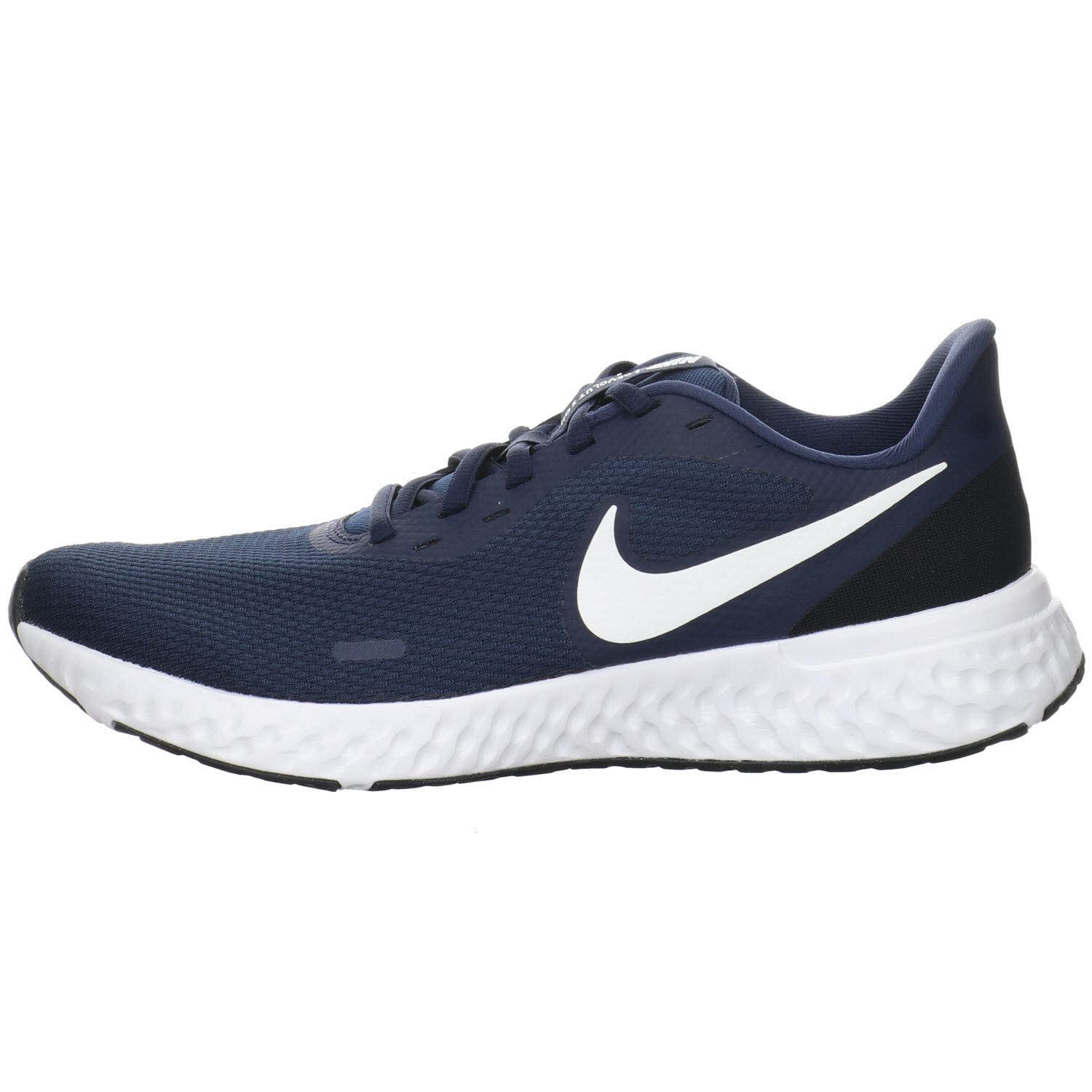 Nike Men's Revolution 5 Running Shoe, Midnight Navy/White-Dark Obsidian, 12 Regular US