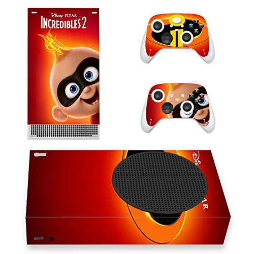 The Family Hero Cartoon Movie Game Console Series S Console and Controller Skin Set, Skin Wrap Decal Kit