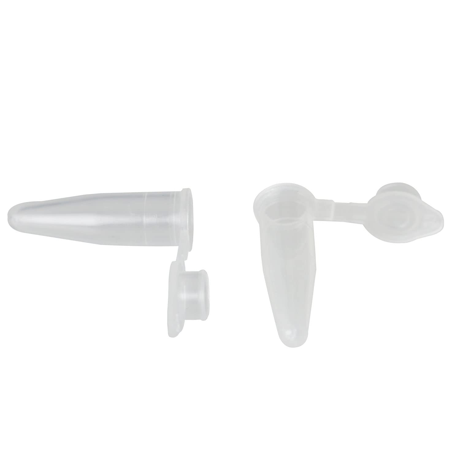 YHXiXi 200PCS 0.2ml Microcentrifuge Tubes Polypropylene Graduated Microcentrifuge Tubes Clear Graduated Polypropylene Microcentrifuge Tubes Test Vials Small Bottle Container