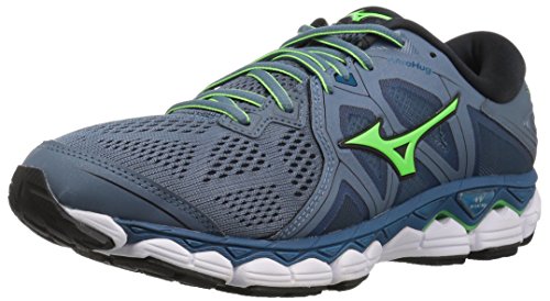 Mizuno mens Wave Sky 2 Running Shoe, Blue Mirage/Evening Blue, 8.5 US