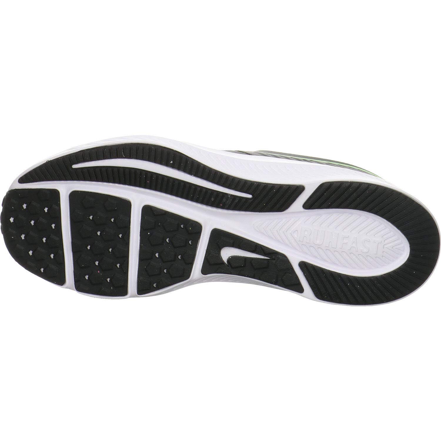 Nike Unisex-Child Star Runner 2 (GS) Sneaker, Anthracite/Electric Green-White, 7Y Youth US Big Kid