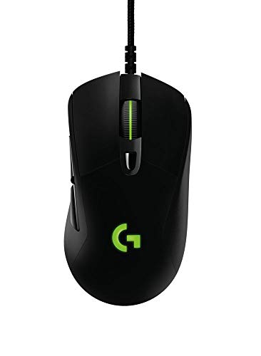 Logitech G403 Prodigy RGB Gaming Mouse โ 16.8 Million Color Backlighting, 6 Programmable Buttons, Onboard Memory, Up to 12,000 DPI
