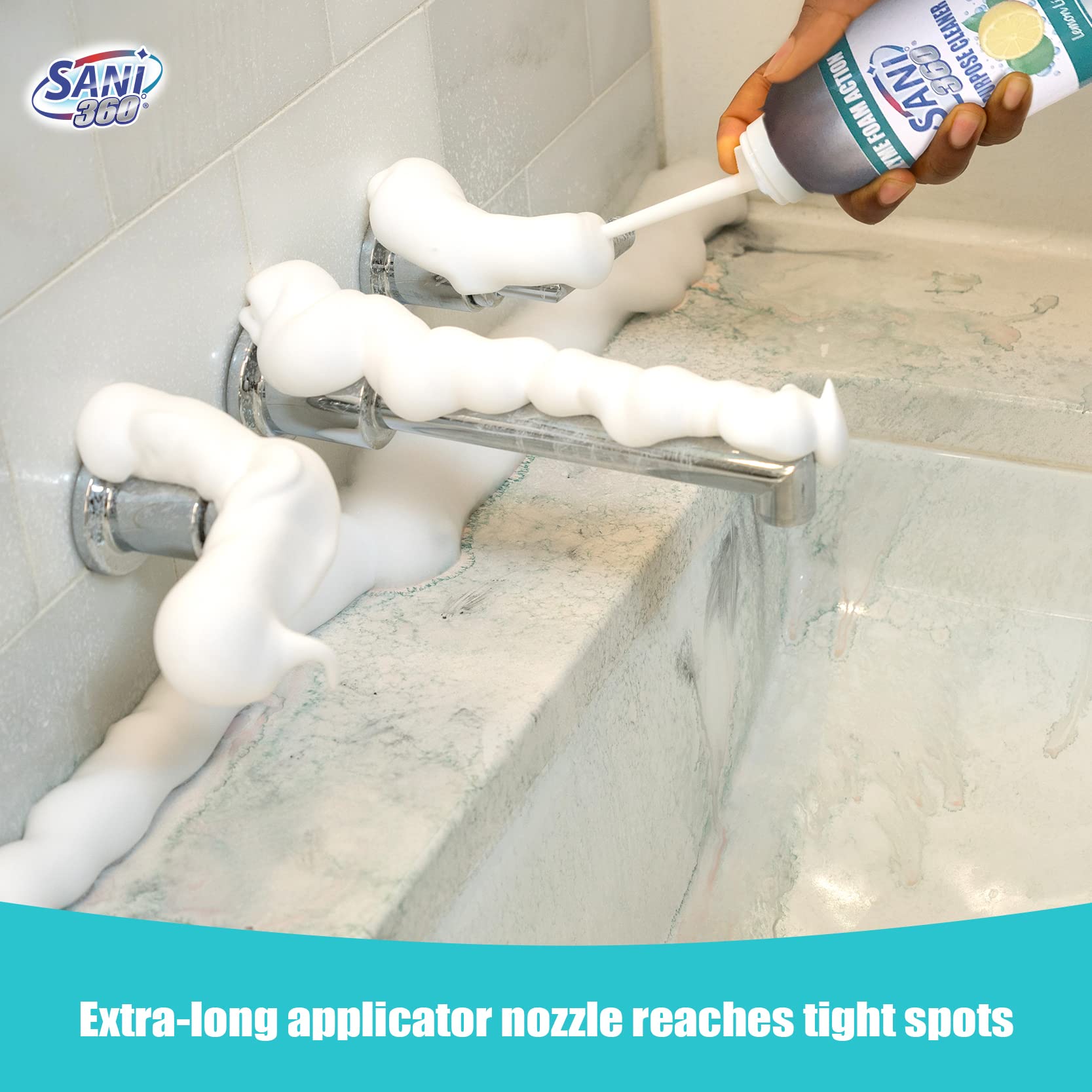 SANI 360° Sani Sticks All Purpose Cleaner, Enzyme Foam for Household Cleaning