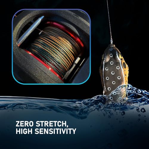 Reaction Tackle Braided Fishing Line Camo Aqua 30LB 1000yd