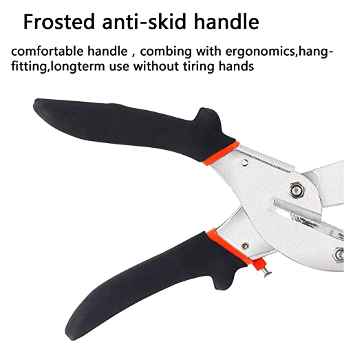 Wonglea Miter Shears,Multifunctional Quarter Round Cutting Tool,Mitre Shears,Shoe Molding Cutter for Wood,Angular Cutting Molding,Crafting with 2 Replacement Blades